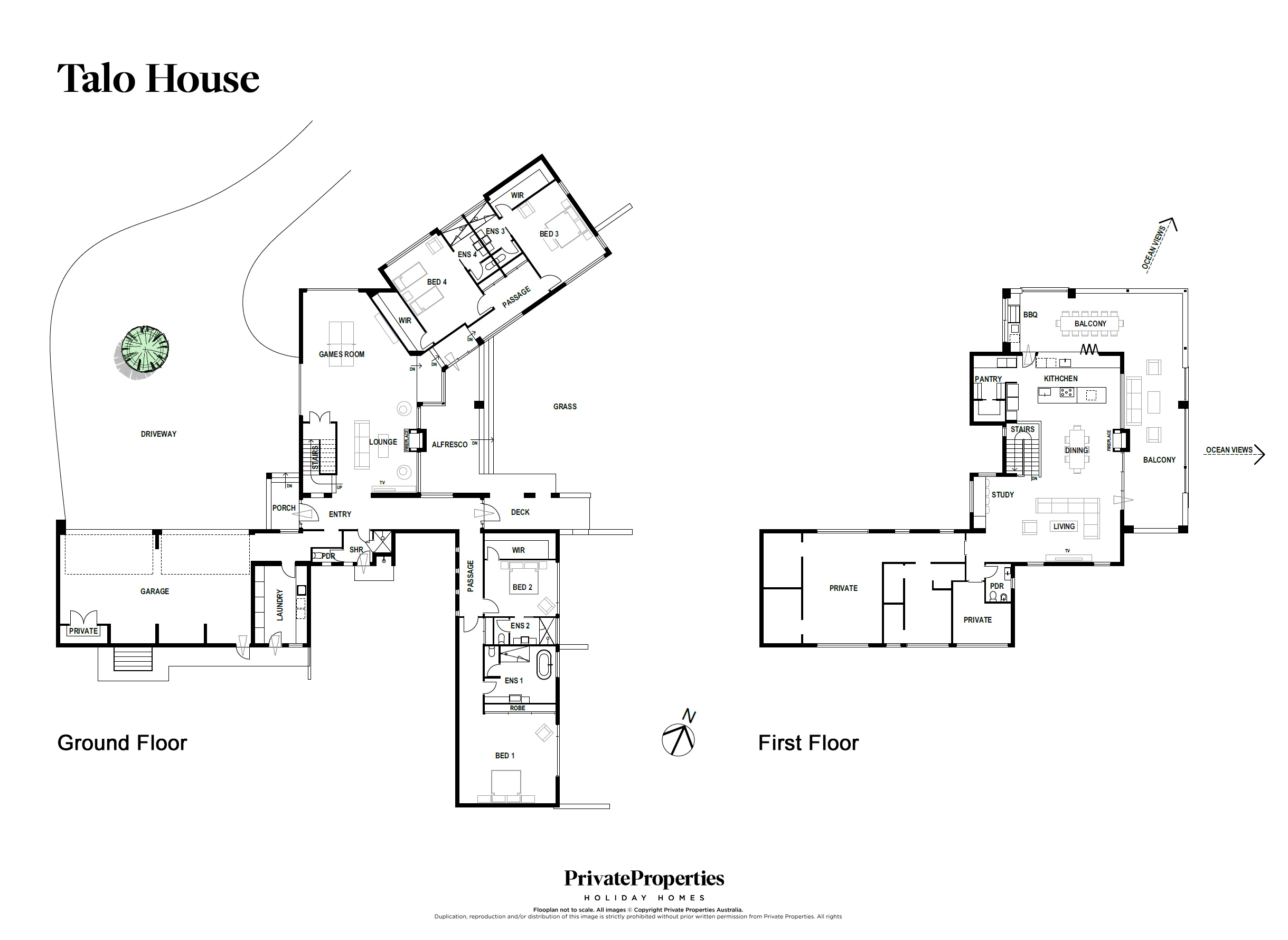 Talo House | Luxury Holiday Home Eagle Bay | Private Properties